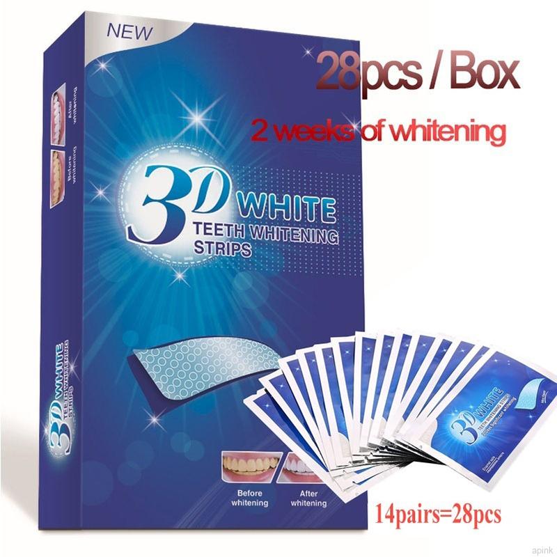 [COD] 14Pcs/7 Pair Teeth Whitening Strips White Gel Tooth Whitening ...