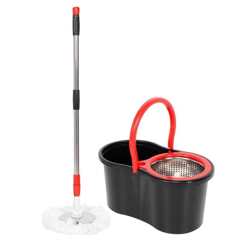 Smithson Magic Spin Mop Stainless Rotating Mop Bucket Mop Squeezer ...