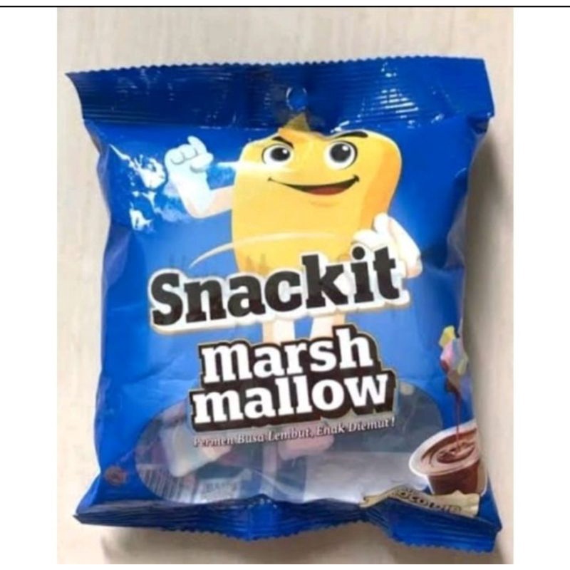 SNACKIT MARSHMALLOW WITH CHOCO DIP 30 GR BONUS TEA / TERRACE / CANDY ...