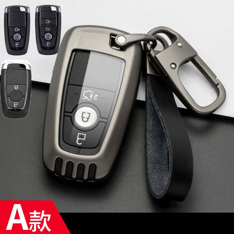 For Ford Ranger Raptor Fx4 Max Wildtrak XLT XL Alloy Metal silicone Key ...