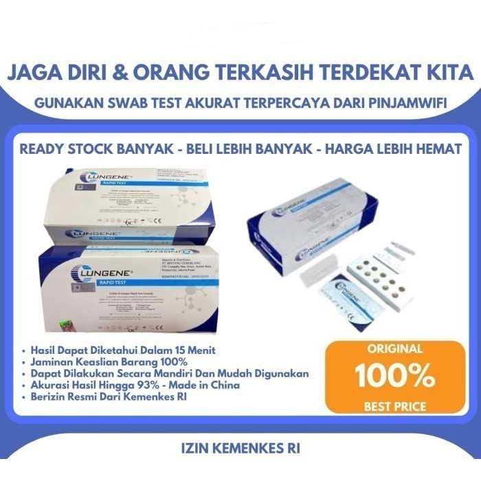 Lungene Antigen Swab Imported AKL Ministry of Healthbiru | Shopee ...