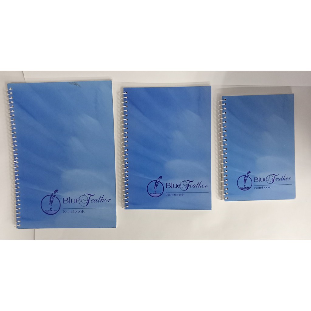 BLUE FEATHER NOTEBOOK | Shopee Philippines