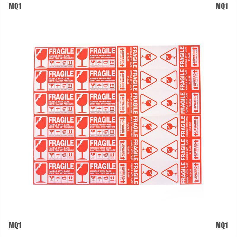 {MQ1}50Pcs Fragile Sticker Up and Handle Care Fragile Warning Label ...