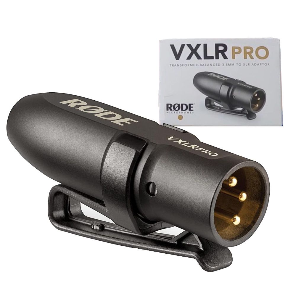 Rode VXLR Pro Transformer-balanced 3.5mm TRS to XLR Adapter | Shopee ...