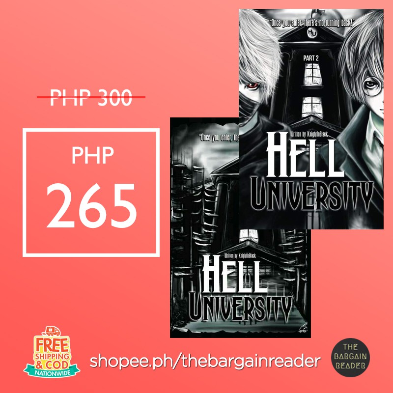 [2 Books] Hell University Bundle by KnightinBlack | Shopee Philippines
