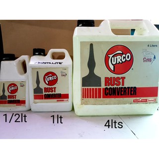 Turco Rust Coverter/Remover 1/2 Liter and 1 Liter | Shopee Philippines