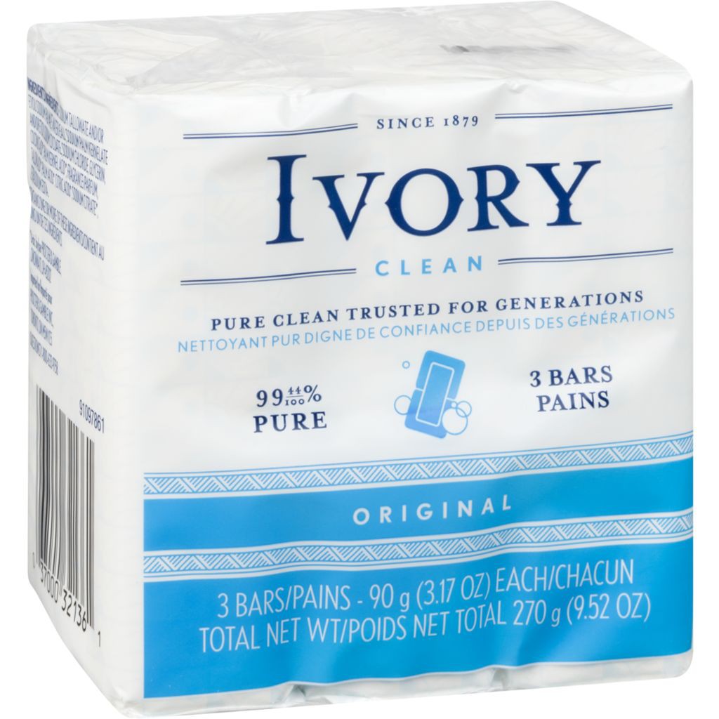 Ivory Clean Bar Soap Pure Clean 3 x 90g | Shopee Philippines