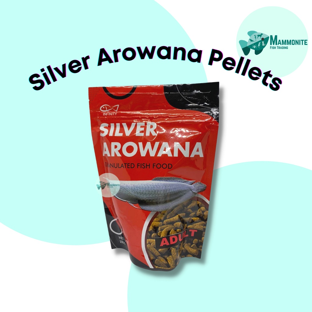 Aquarium Fish Silver Arowana Food Granulated Pellets 100g Arowana Feeds ...