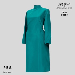 PBS "TEAL GREEN" PPE Gown-Isolation Gown - Lab Gown-Smock Gown | Shopee ...