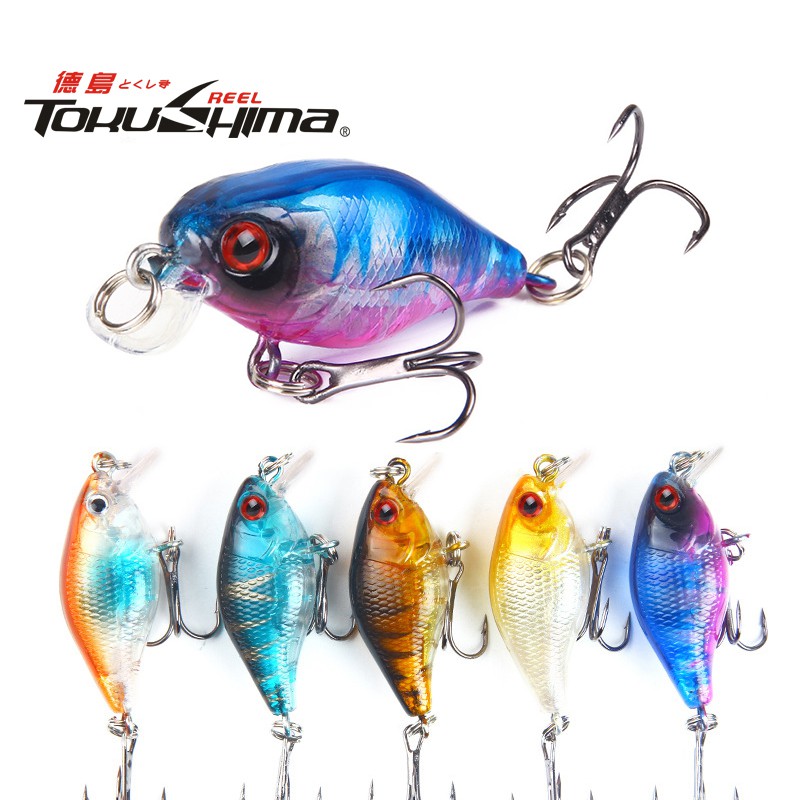 1Pcs 4cm/4.6g Floating Plastic Bait Fishing Accessories Mini Minnow ...