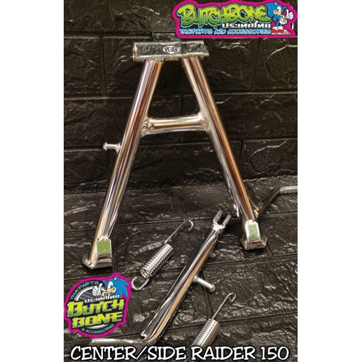 HENG CENTER STAND AND SIDE STAND RAIDER 150 CARB TYPE (GOLD-CHROME ...