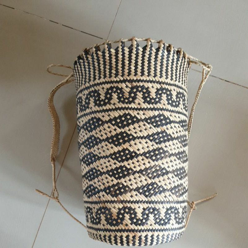 ORIGINAL RATTAN BAG Anjat rattan bag large size BACKPACK ORIGINAL ...