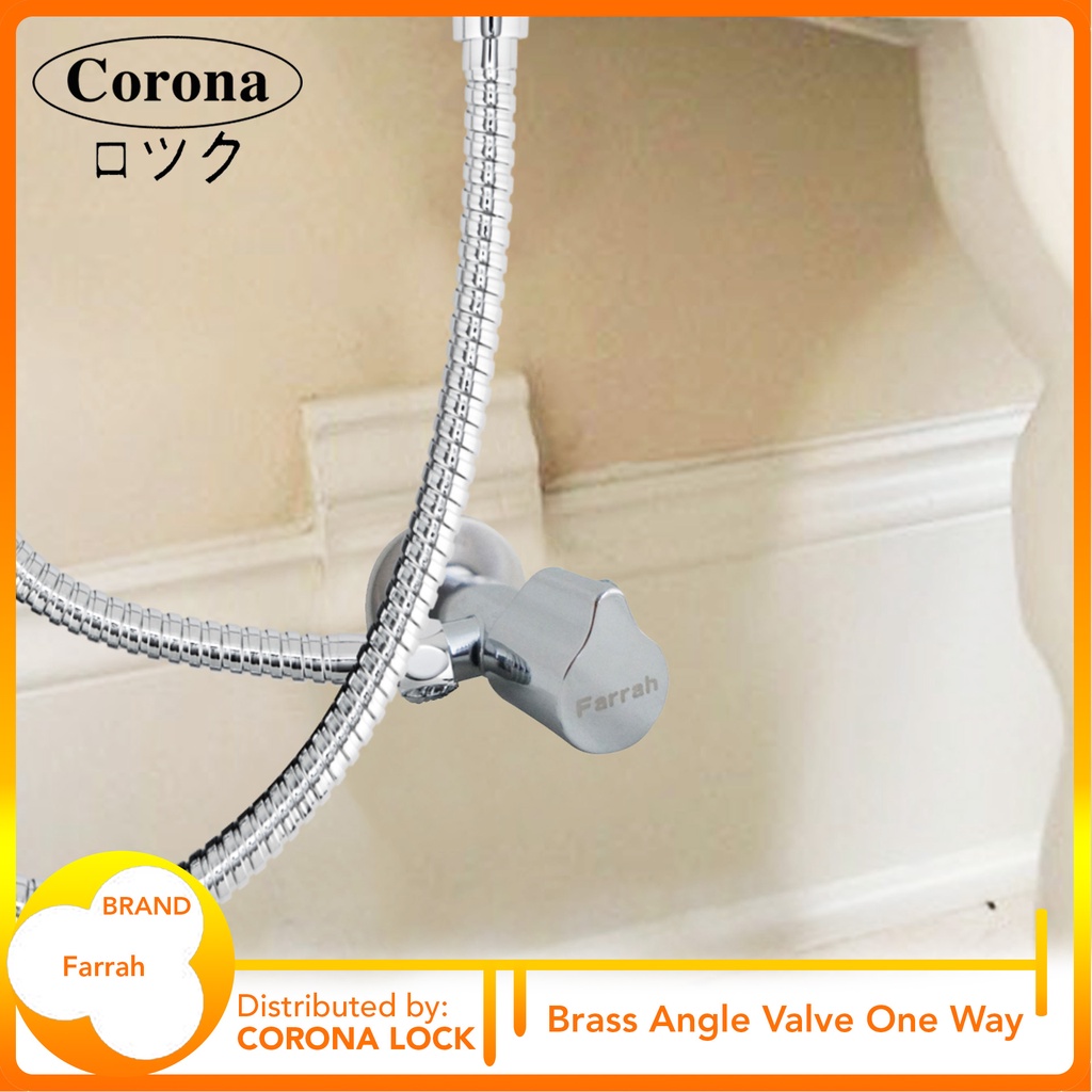 Brass Angle Valve One Way Sink Fitting | Shopee Philippines