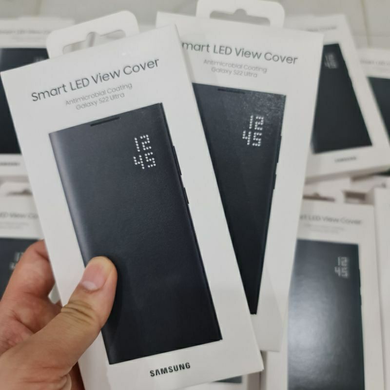 Genuine Samsung S22 / S22+ / S22 Ultra Led View Leather Case | Shopee ...