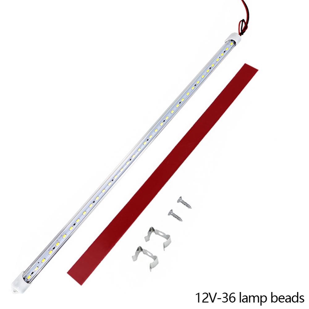 OM 12V/24V LED 24LED 36 LED Car Interior Light Lamp Strip Bar On/Off ...