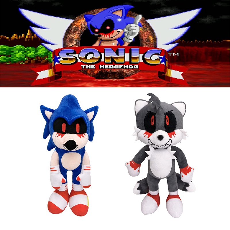 Sonic EXE The Spirits Of Hell Stuff Plush Toy Evil Blood Soft Stuffed ...