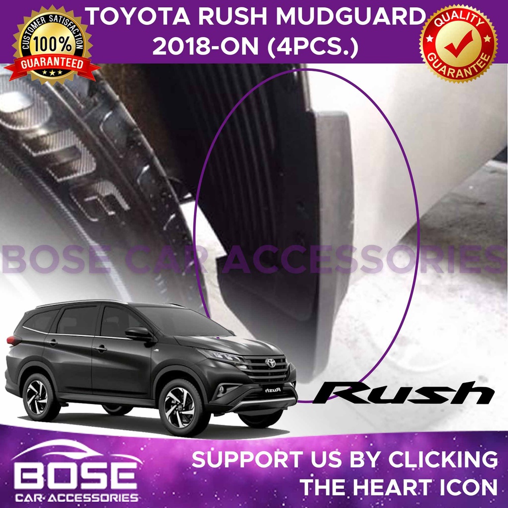 Mudguard for Toyota Rush 2018 - Onwards Model Mud Flaps Fender ...