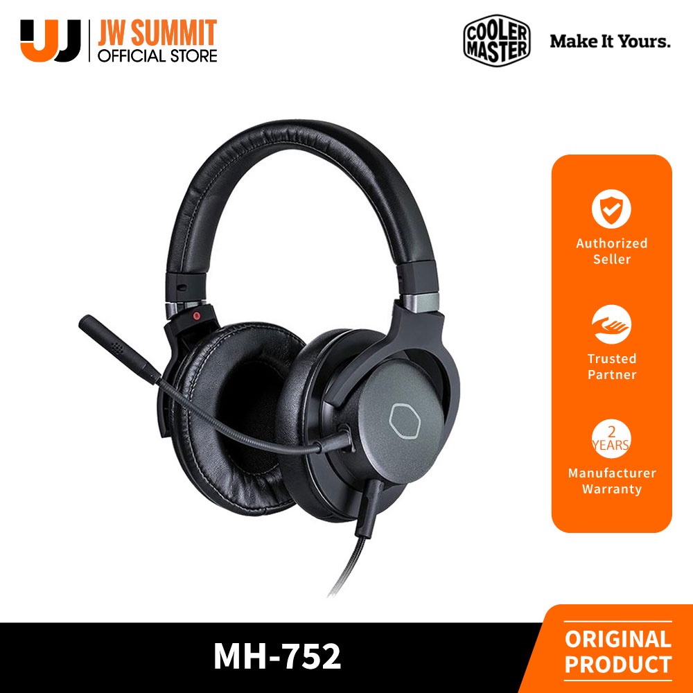 Cooler Master MH752 Gaming Headset with Virtual 7.1 Surround Sound ...