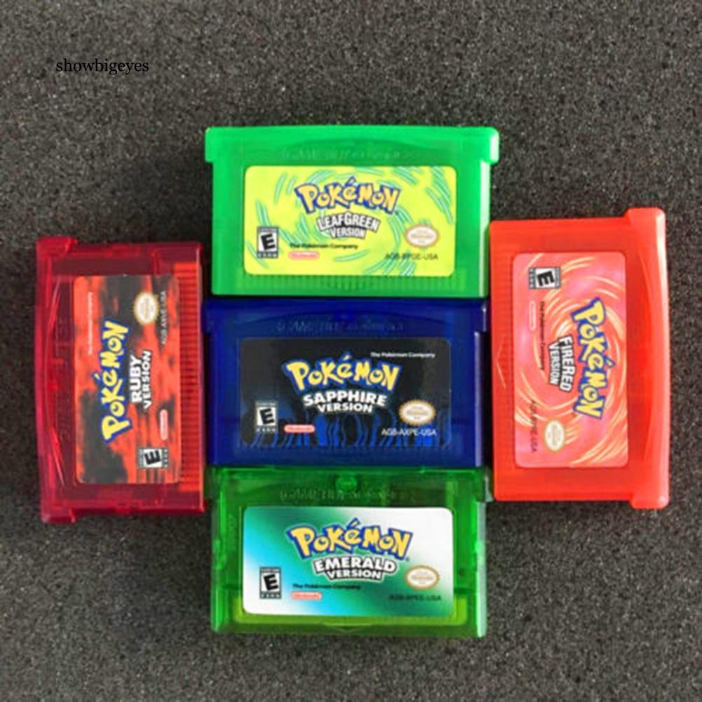 SGE_Sapphire/Emerald/Fire Red/Leaf Green/Ruby Pokemon Game Card ...