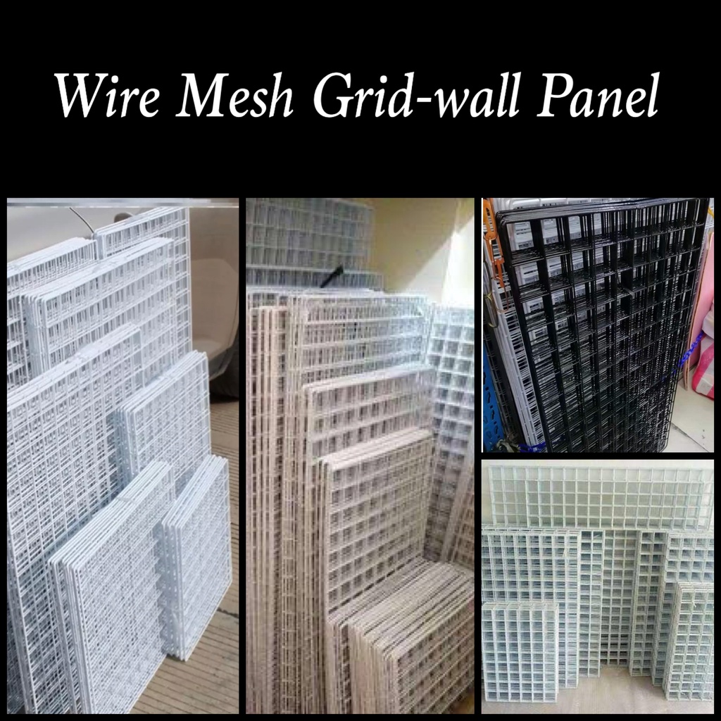 Wire Mesh Grid Wall Panel (Thin) | Shopee Philippines