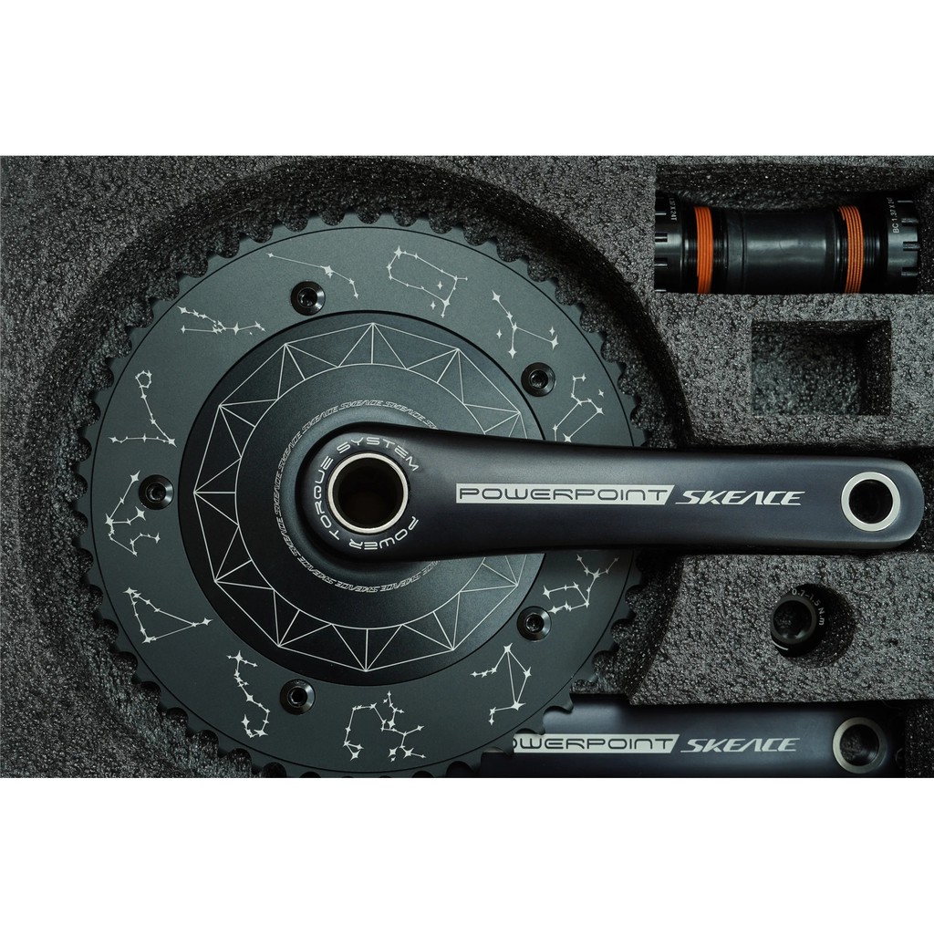 SKEACE Alumniun Alloy Crankset Fixed Gear ske crankset 49T High ...