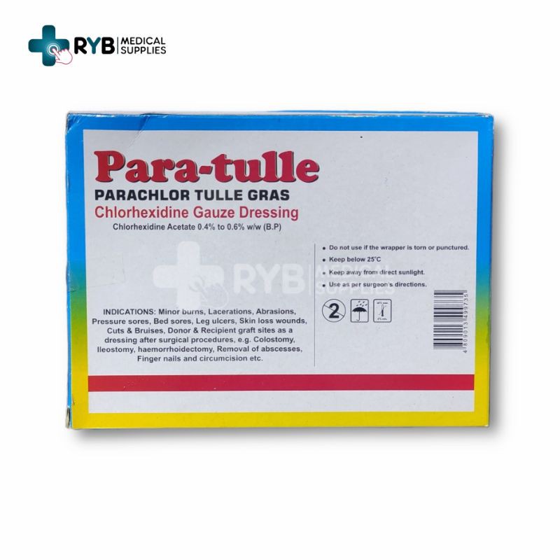 Para-tulle Gauze Dressing for wounds ( 10pcs ) Paratulle | Shopee ...