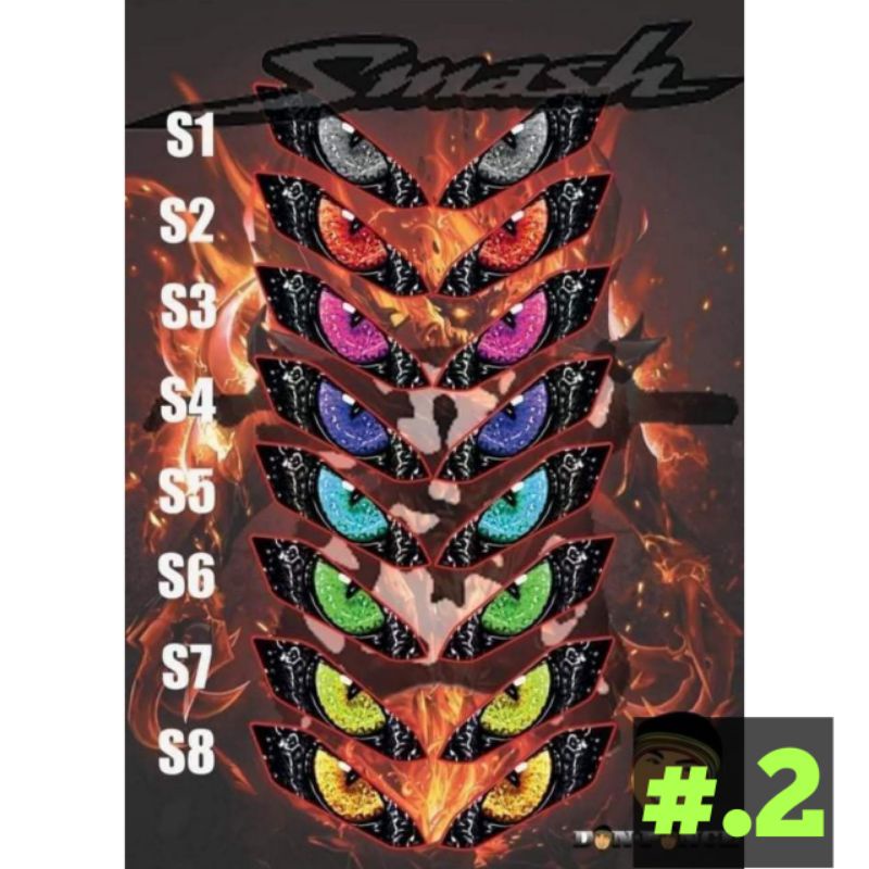 Suzuki Smash Black Panther Winker Eye Transparent | Shopee Philippines