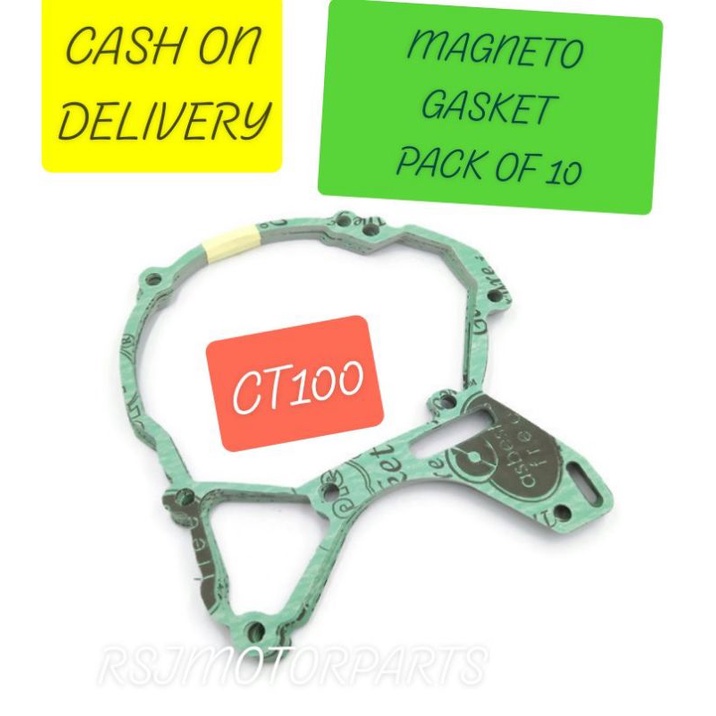CT100 PACK OF 10 MAGNETO GASKET/LEFT SIDE (APPLE BRAN) | Shopee Philippines