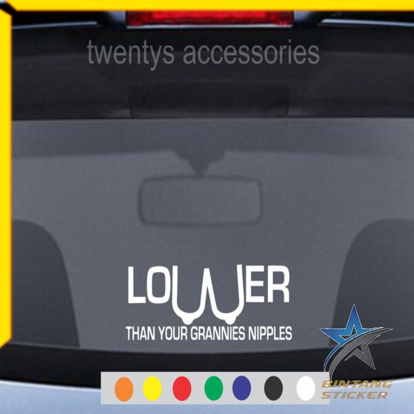 Sticker LOWER THAN YOUR GRANNIES NIPPLESS Star STICKER | Shopee Philippines