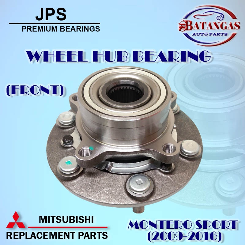 Wheel Hub Bearing (FRONT) for Mitsubishi Montero Sport (2009-2016) JPH ...