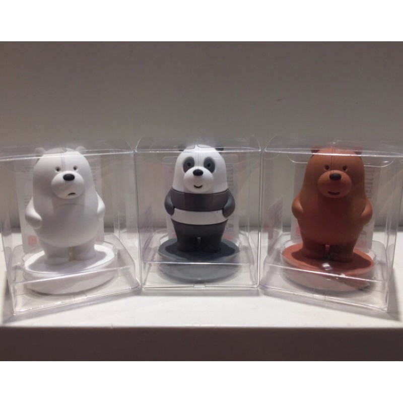 Miniso We Bare Bear 3D Ornament Figure Display | Shopee Philippines