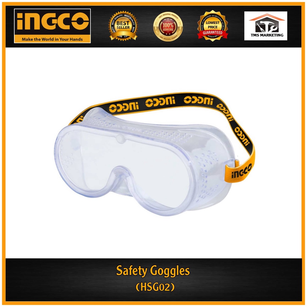 INGCO Safety Goggles HSG02 | Shopee Philippines