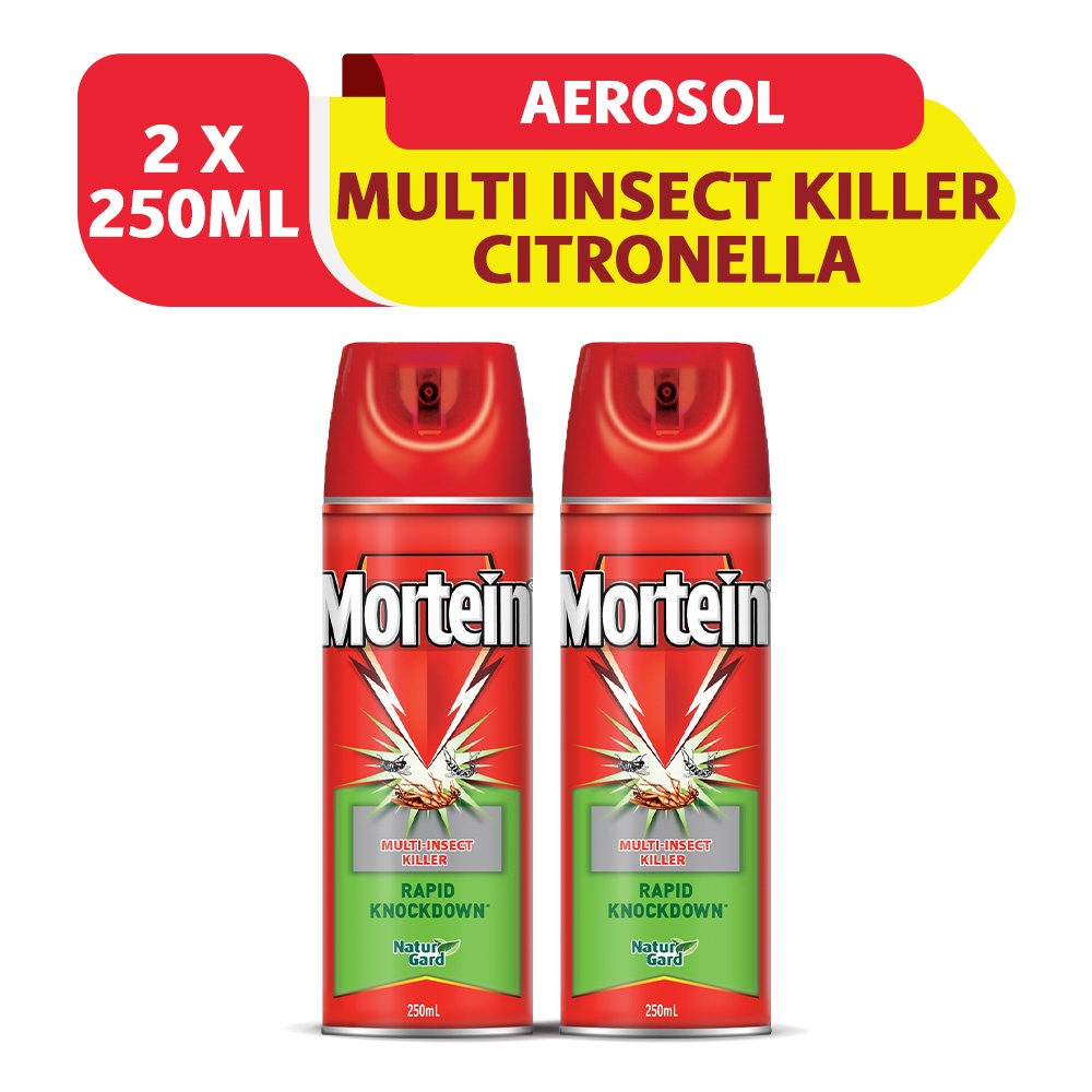 MORTEIN Naturgard Multi-Insect Killer Spray With Citronella Oil 250ml ...