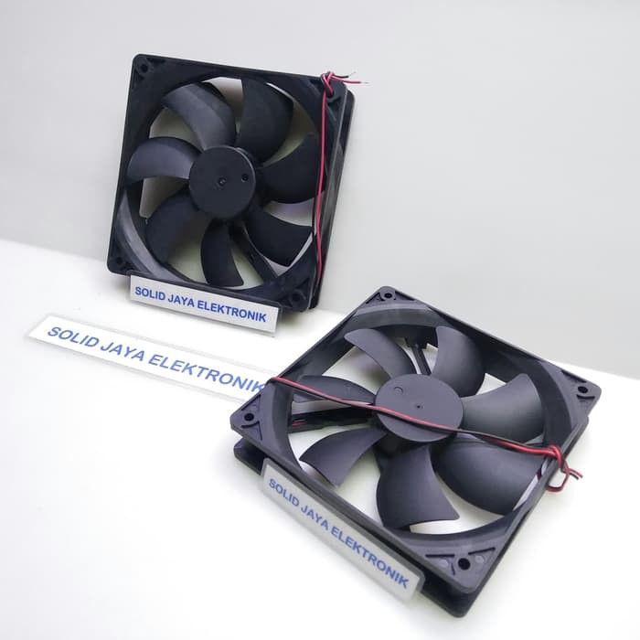 Dc Fan 12V 12x12 CM - 12 Volt DC Fan - Electronic Cooling Fan 12 Volt ...