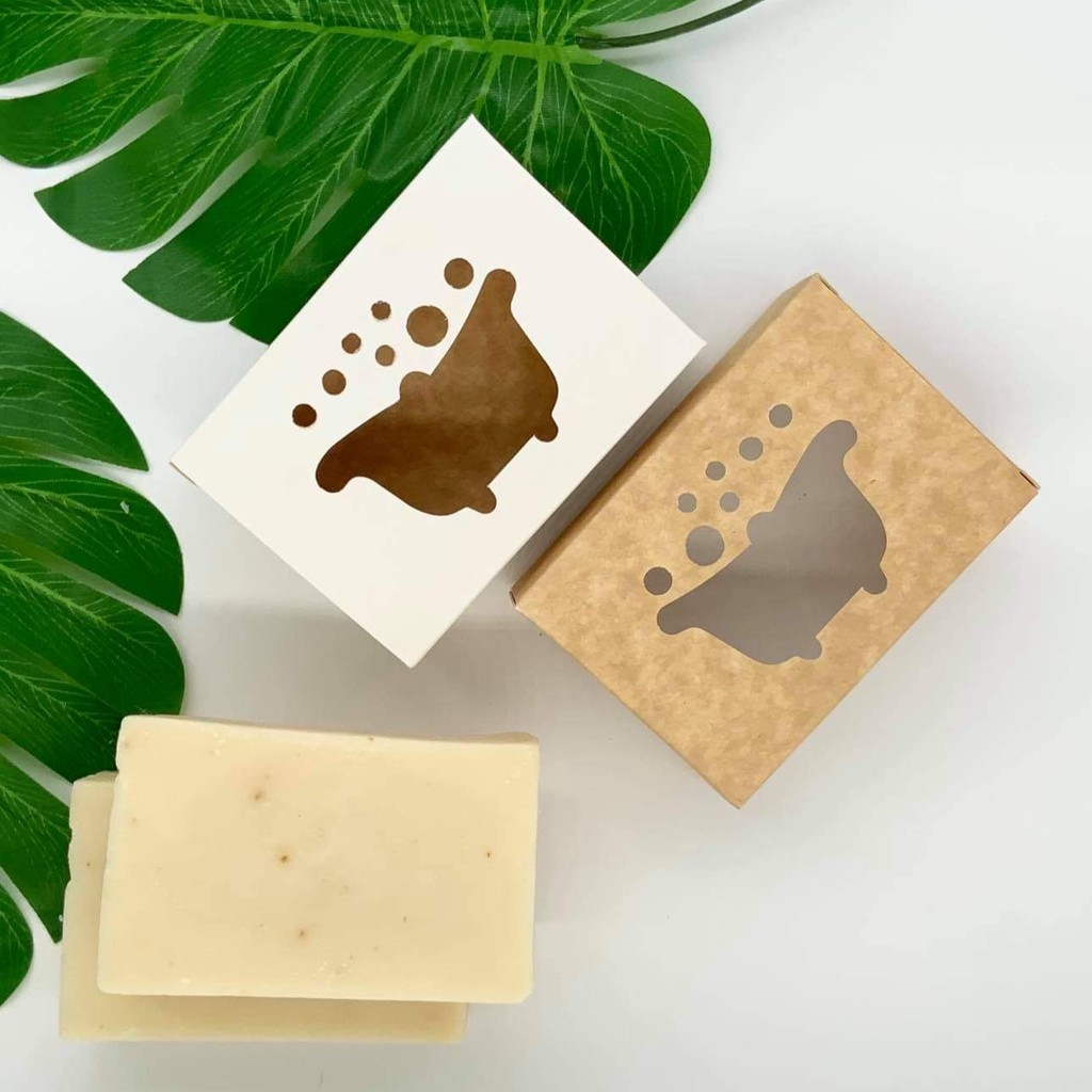 Bar Soap Box with Die Cut Bath Tub Design PREMADE | Shopee Philippines