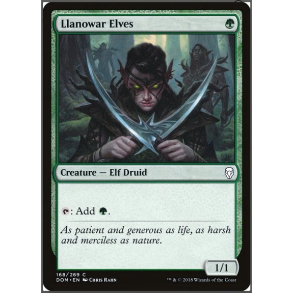 Magic the Gathering | Llanowar Elves | Shopee Philippines