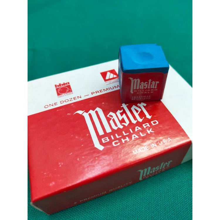 1PC. BILLIARD MASTER CHALK BLUE / TISA NG TAKO | Shopee Philippines
