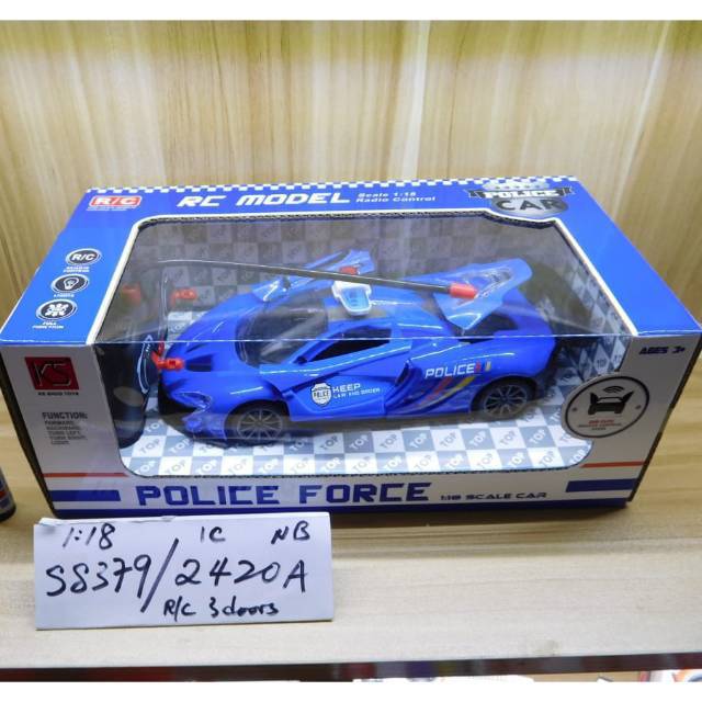 Rc Ferrari Police Force Car Toy | Shopee Philippines