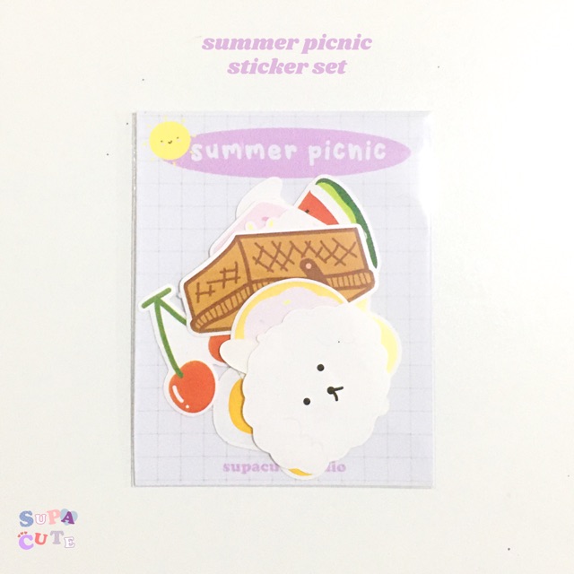 Summer Picnic Sticker set | Journaling deco sticker | Shopee Philippines