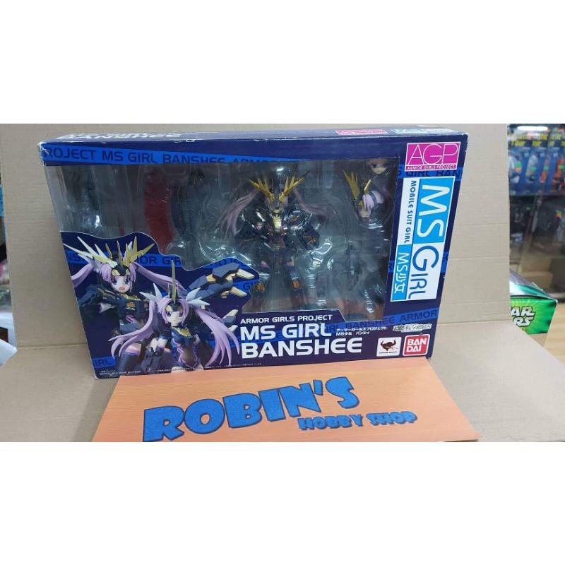 Bandai AGP Armor Girls Project MS Girl Gundam Banshee OPENED | Shopee Philippines