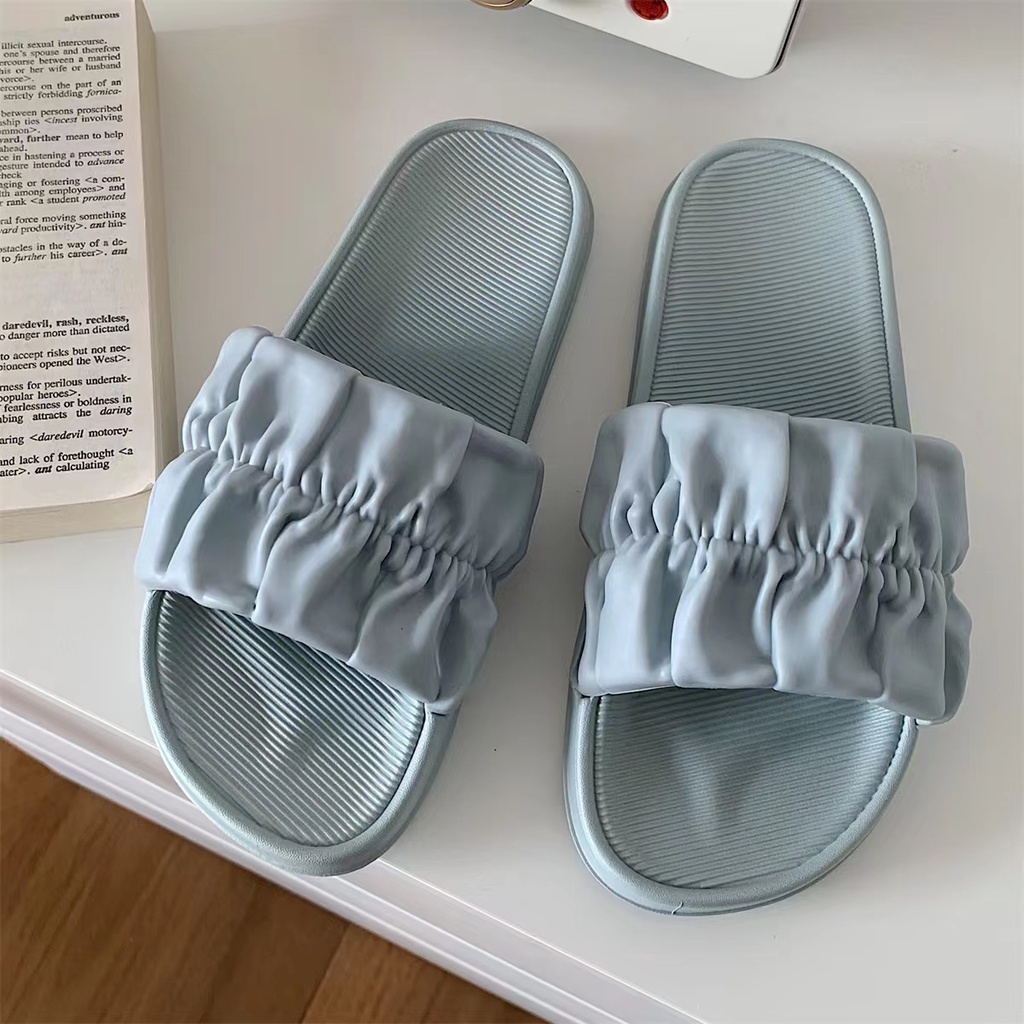 HOT +1 sale ins Indoor Home Thin Strip Rubber Slippers for women slip ...