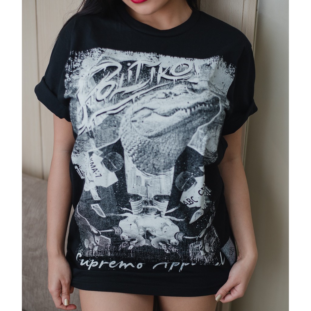SUPREMO APPAREL - POLITIKO - T-SHIRT/BLACK (FREE STICKER) | Shopee ...