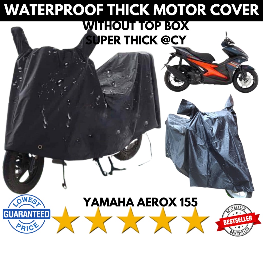 THICK YAMAHA AEROX MOTOR COVER WATERPROOF / YAMAHA AEROX 155 MOTORCYCLE ...