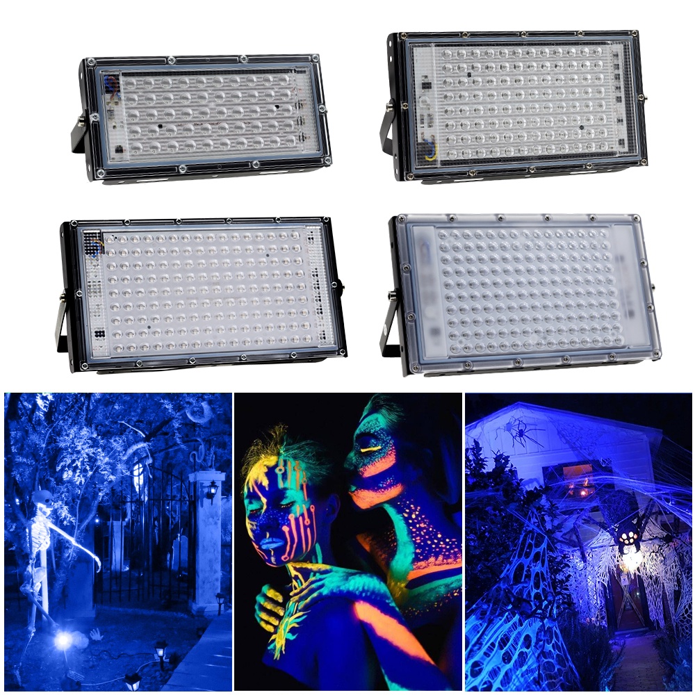 UV LED Floodlight 50W 100W 150W Ultraviolet light 395nm Lamp 220V ...