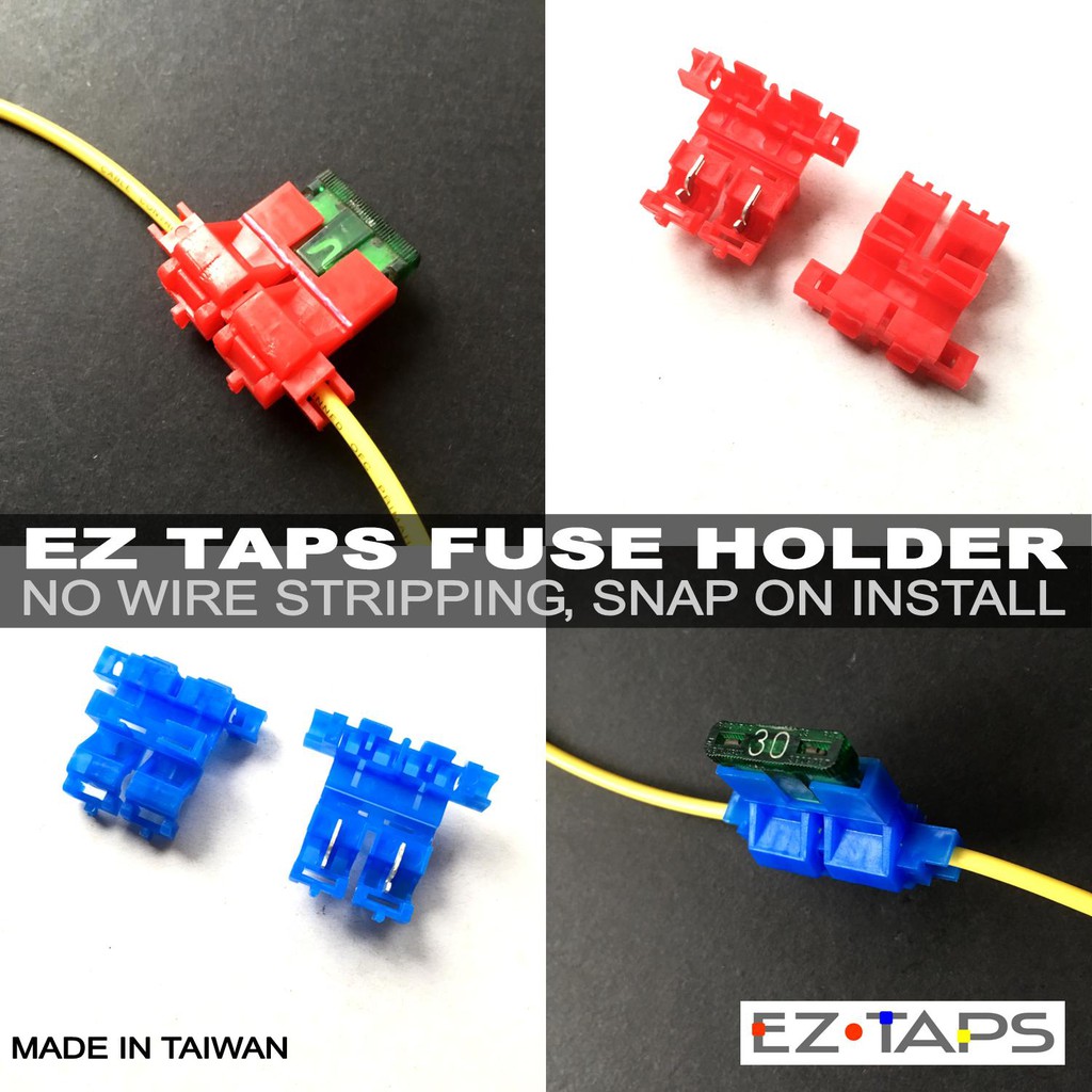EZ Taps FUSE HOLDER , self-stripping fuse holder , EZ Taps , EZ Tap | Shopee Philippines
