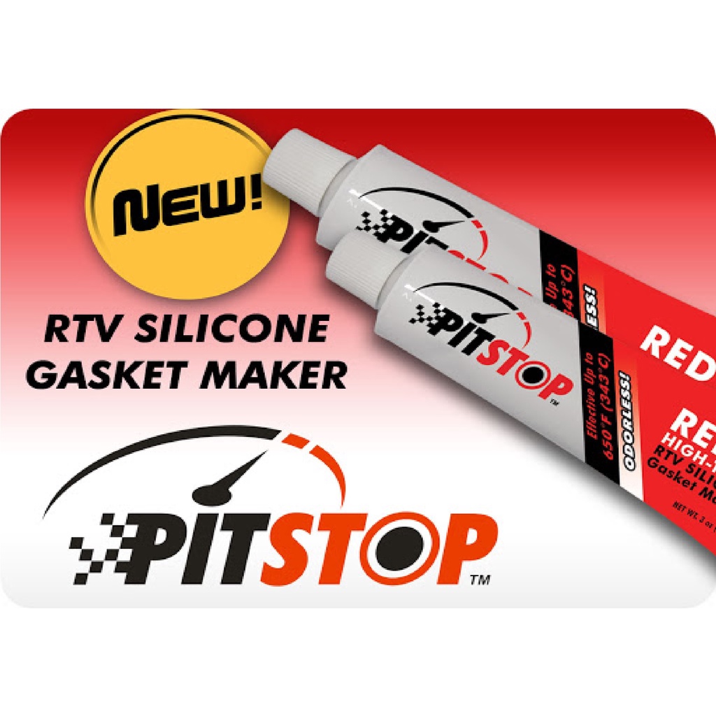 Pitstop Red RTV Silicone Gasket 85g | Shopee Philippines