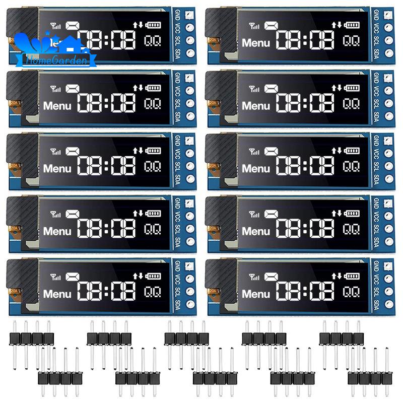 10 Set Oled Display Ule Ssd1306 Driver Iic I2c Serial Self Luminous Display Board For Arduino