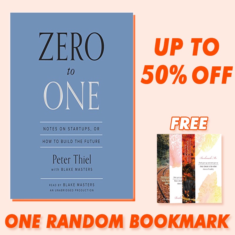 Zero To One Peter Thiel with Blake Masters Notes on Startups How To ...