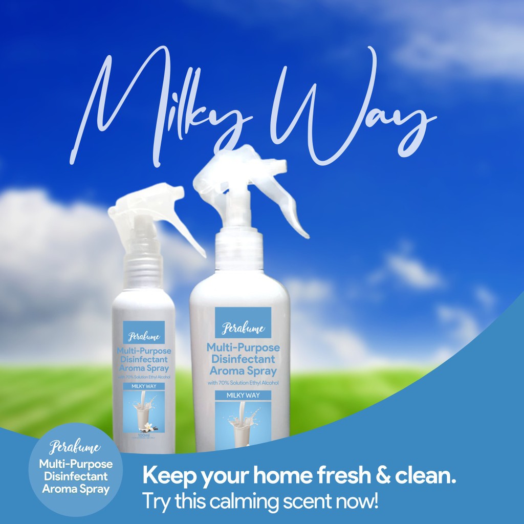 Multi-purpose Disinfectant Aroma Spray - Milky Way | Shopee Philippines