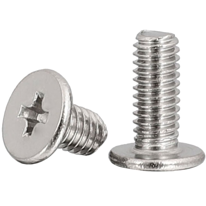 304 Stainless Steel Cross Flat Head Screw CM Ultra-thin Head Very Low ...